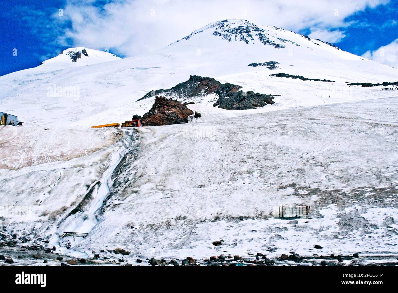 Elbrus from the south Stock Photo - Alamy