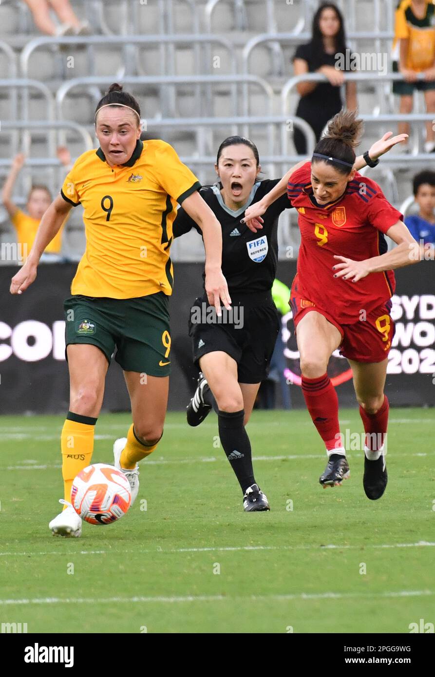 Australia's Matildas football team have defeated Spain 3 goals to 2 in ...