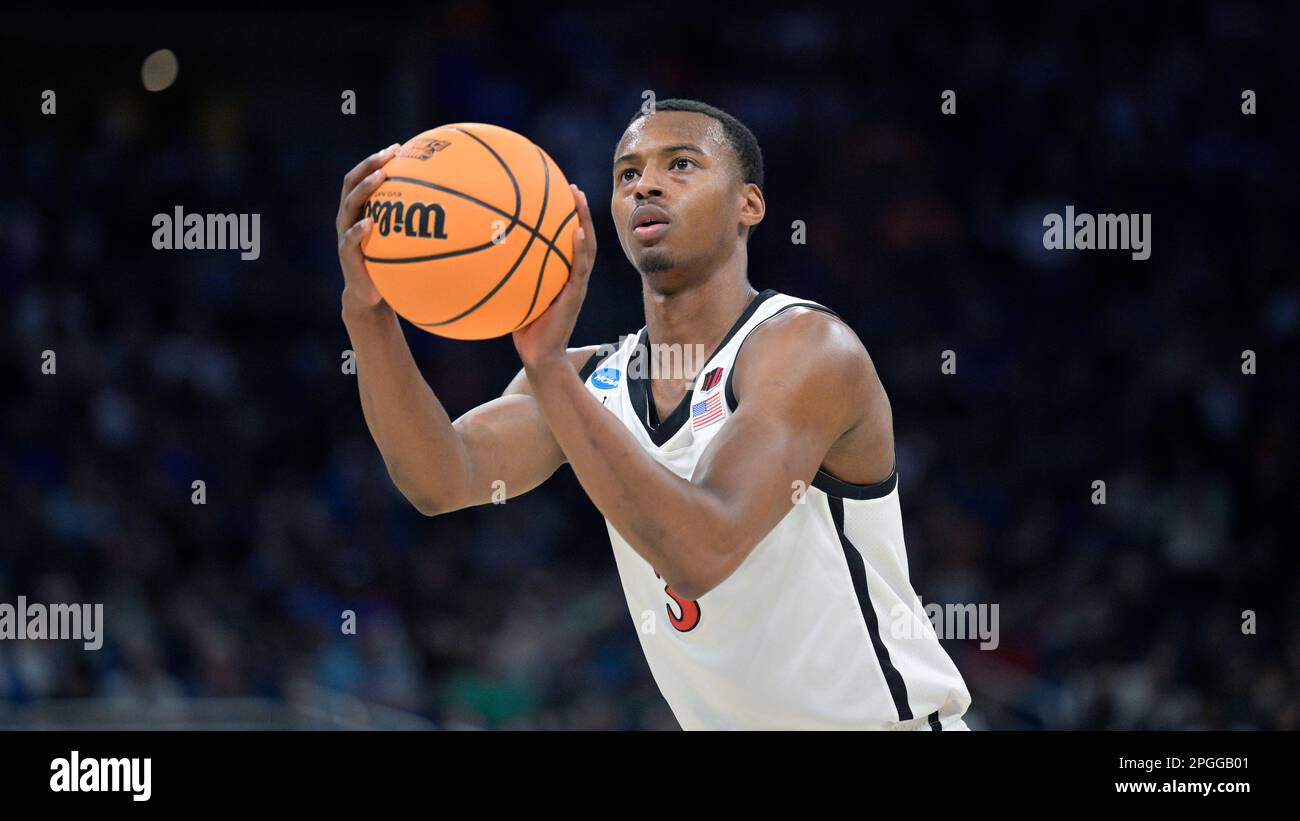 San Diego State guard Micah Parrish (3) during the second half of a ...