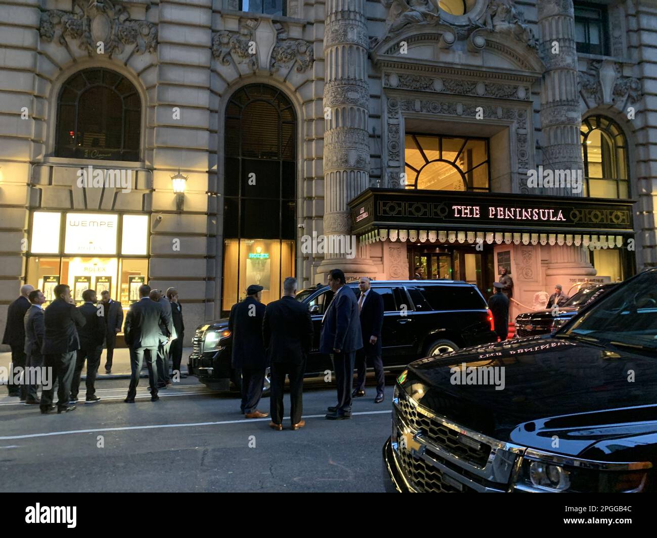 New York, USA. 22nd Mar, 2023. (NEW) The arrival of Foreign Dignitaries ...