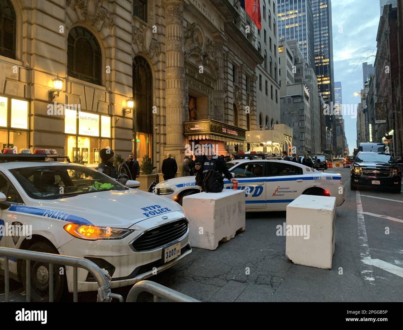 New York, USA. 22nd Mar, 2023. (NEW) The arrival of Foreign Dignitaries ...