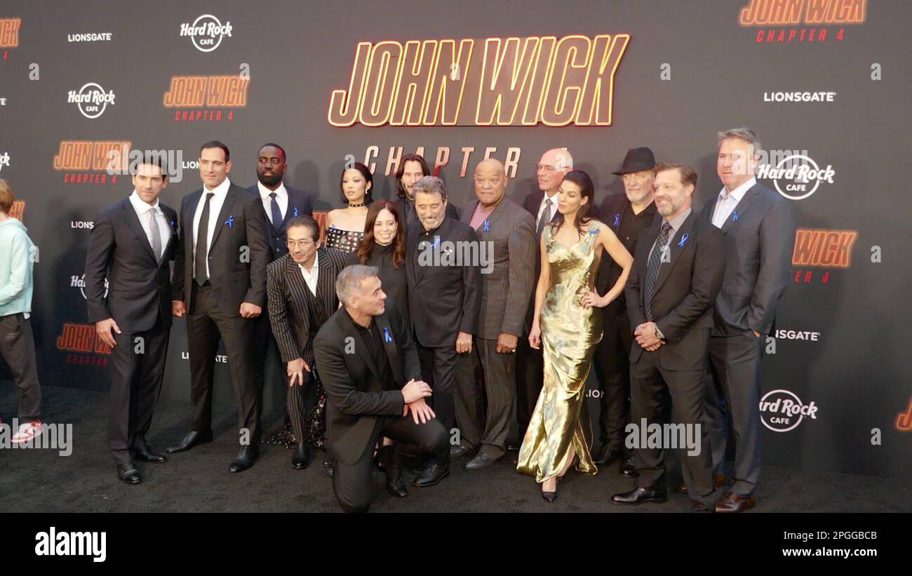 Hollywood, California, USA 20th March 2023 (L-R) Marko Zaror, Scott ...