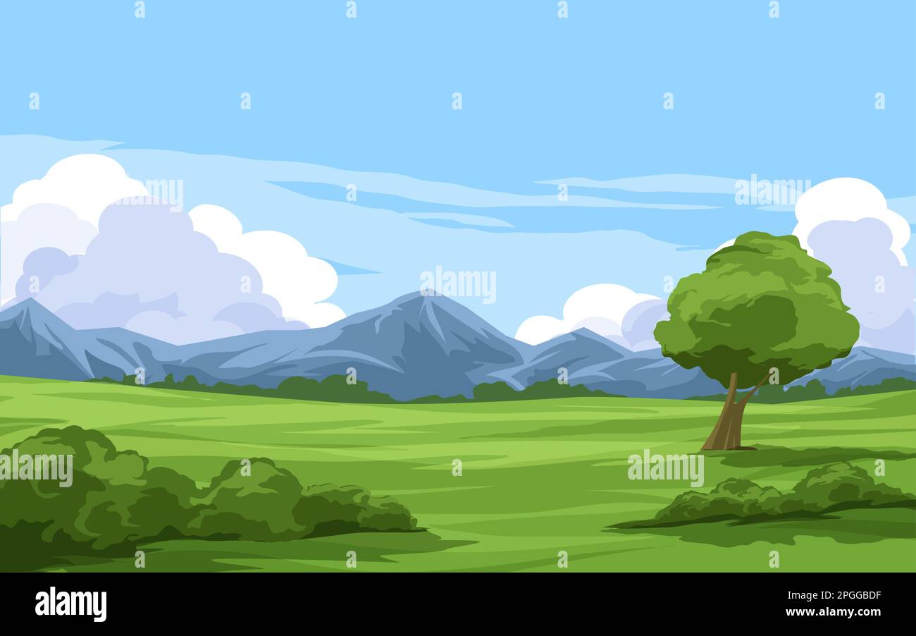 Vector scenery Stock Vector Images - Alamy