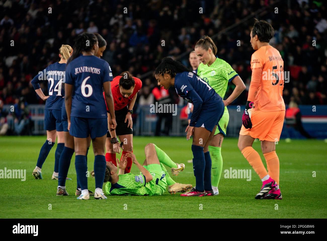 March 22, 2023, Rome, France: Ashley Lawrence of Paris Saint Germain ...