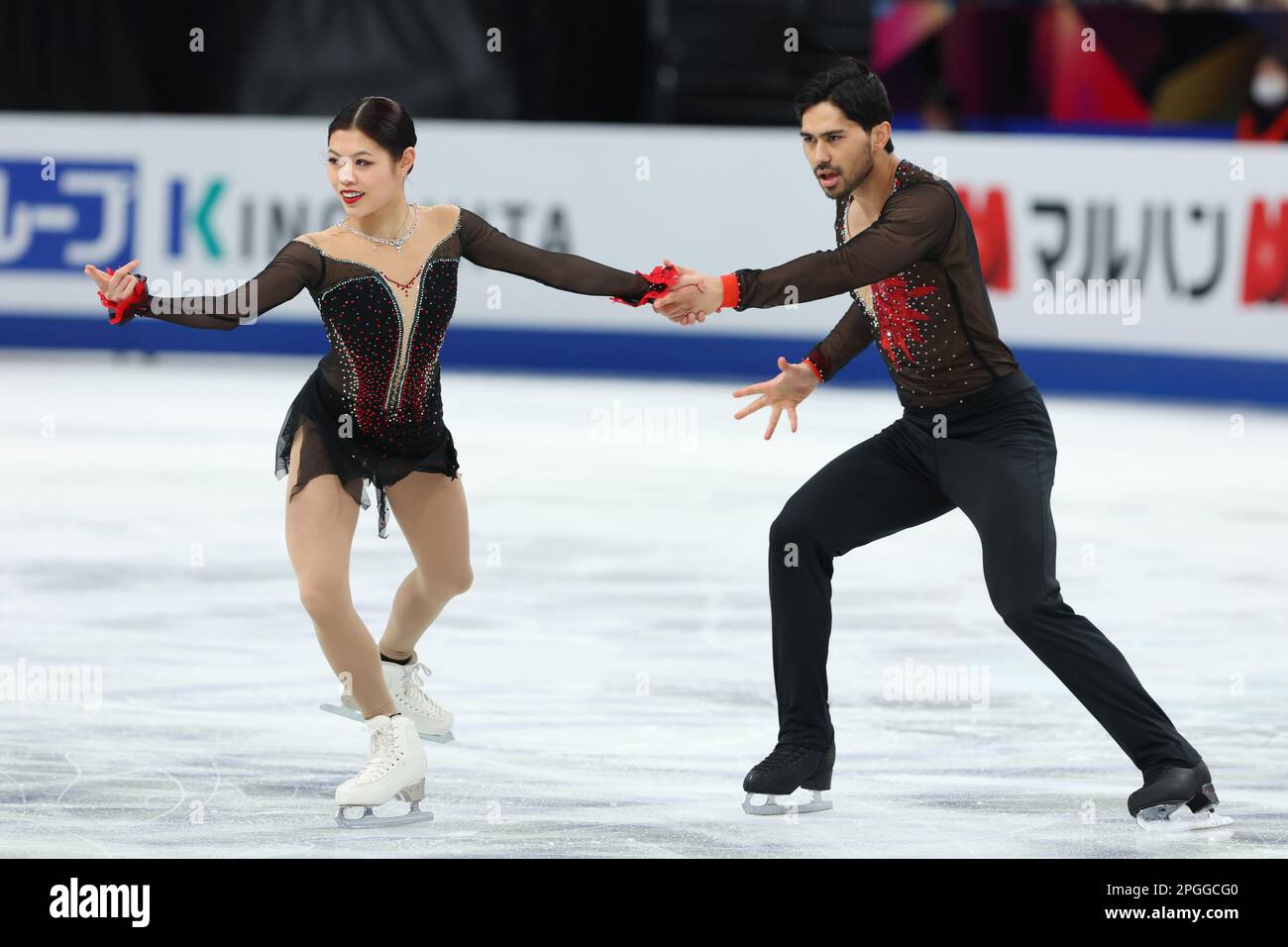 Saitama, Japan. 22nd Mar, 2023. Emily Chan & Spencer Akira Howe (USA ...