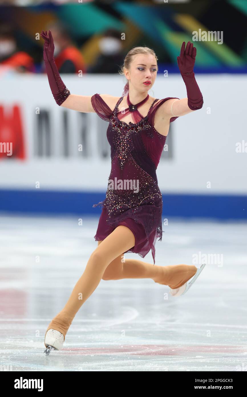 Saitama, Japan. 22nd Mar, 2023. Alexandra Feigin (BUL) Figure Skating ...