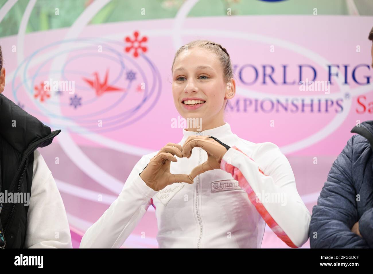 Saitama, Japan. Credit: MATSUO. 22nd Mar, 2023. Sofja Stepcenko (LAT) Figure Skating : ISU World ...