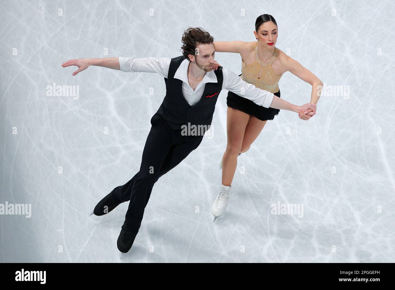 Saitama, Japan. 22nd Mar, 2023. Sara Conti & Niccolo Macii (ITA) Figure ...