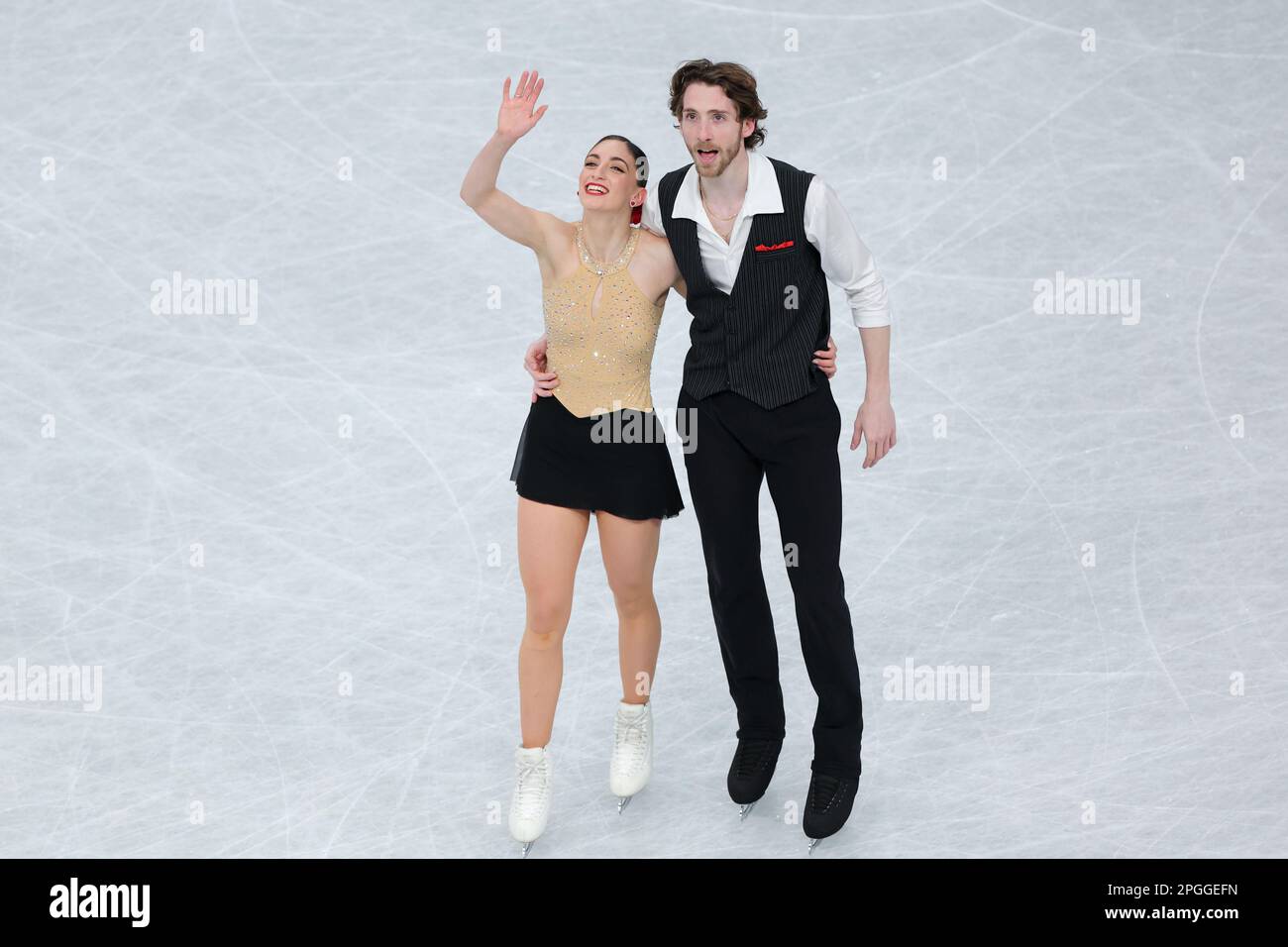 Saitama, Japan. 22nd Mar, 2023. Sara Conti & Niccolo Macii (ITA) Figure ...