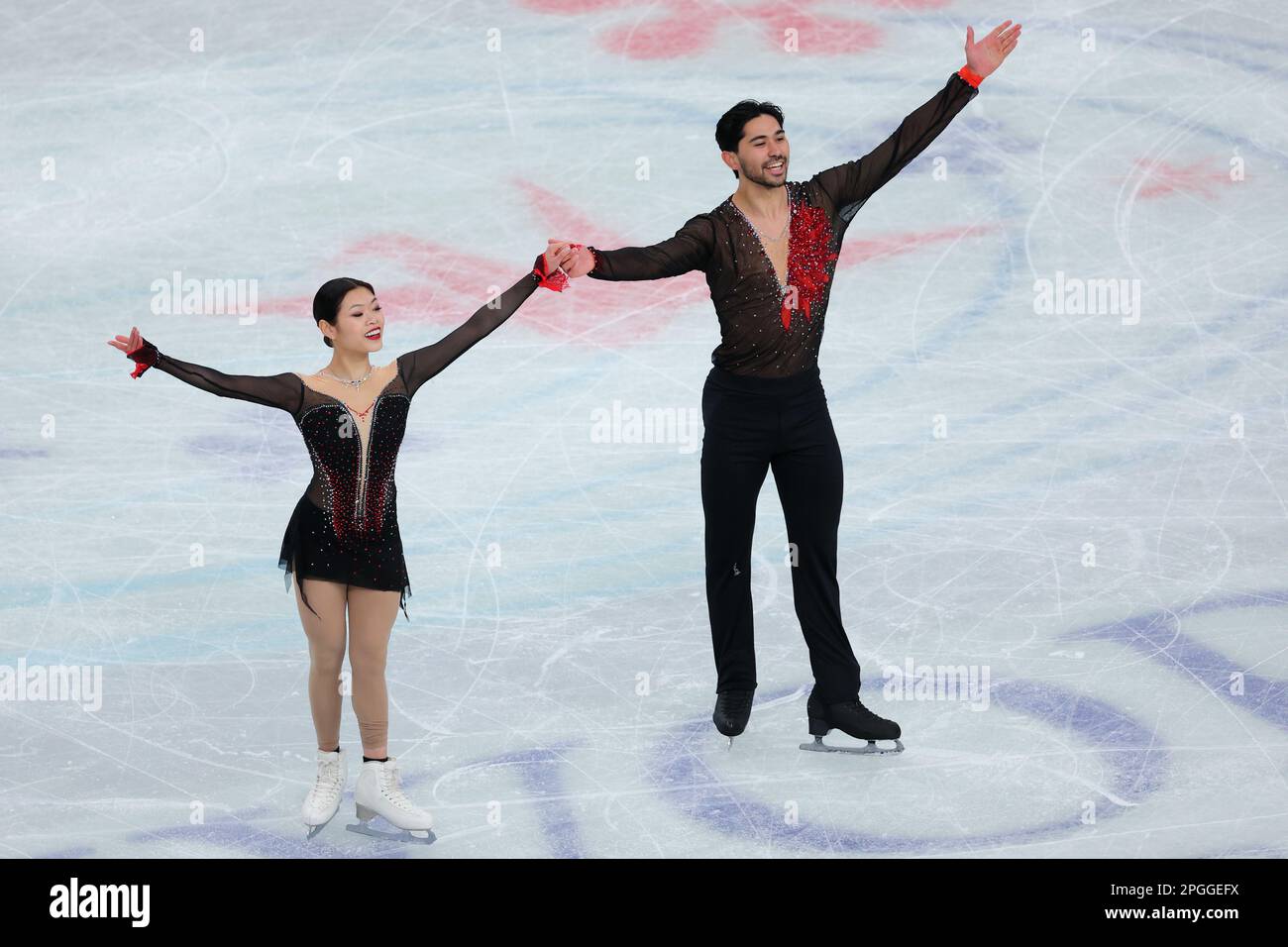 Saitama, Japan. 22nd Mar, 2023. Emily Chan & Spencer Akira Howe (USA ...