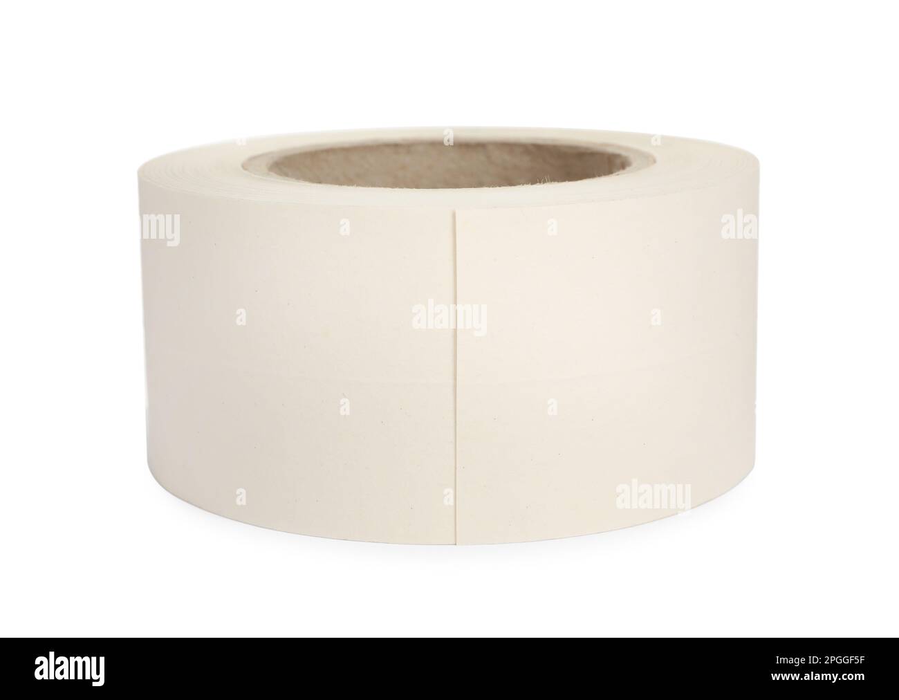 Roll of adhesive tape on white background Stock Photo - Alamy