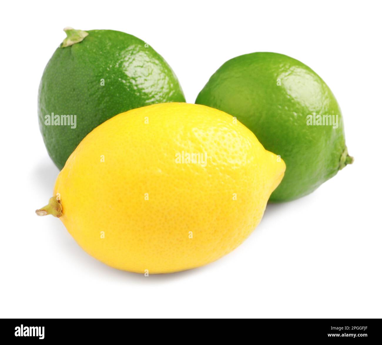 Yellow limes Cut Out Stock Images & Pictures - Alamy