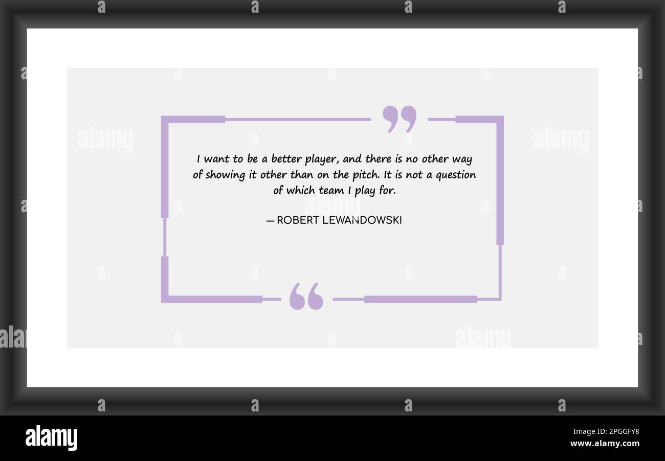 Robert lewandowski motivation hi-res stock photography and images - Alamy