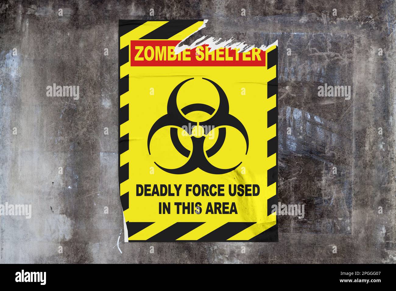 Biohazard Sign Zombie