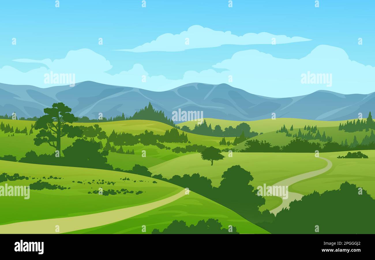 Daylight and countryside Stock Vector Images - Alamy