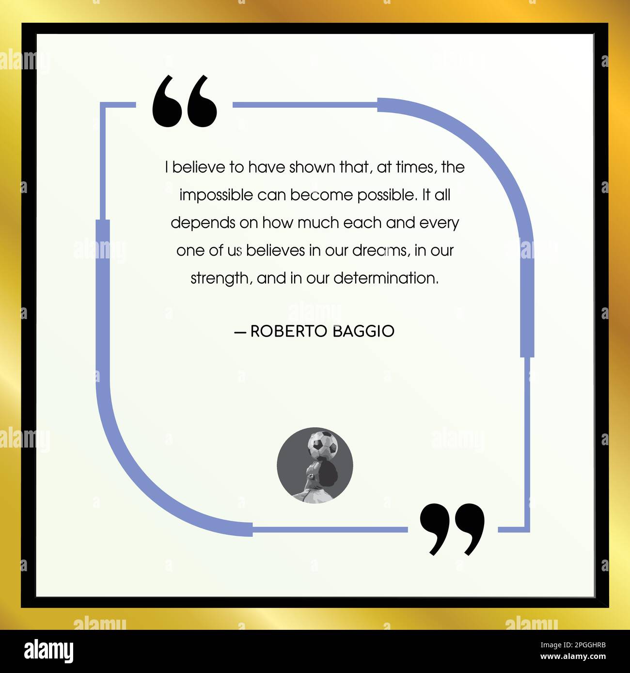 Roberto baggio poster hi-res stock photography and images - Alamy