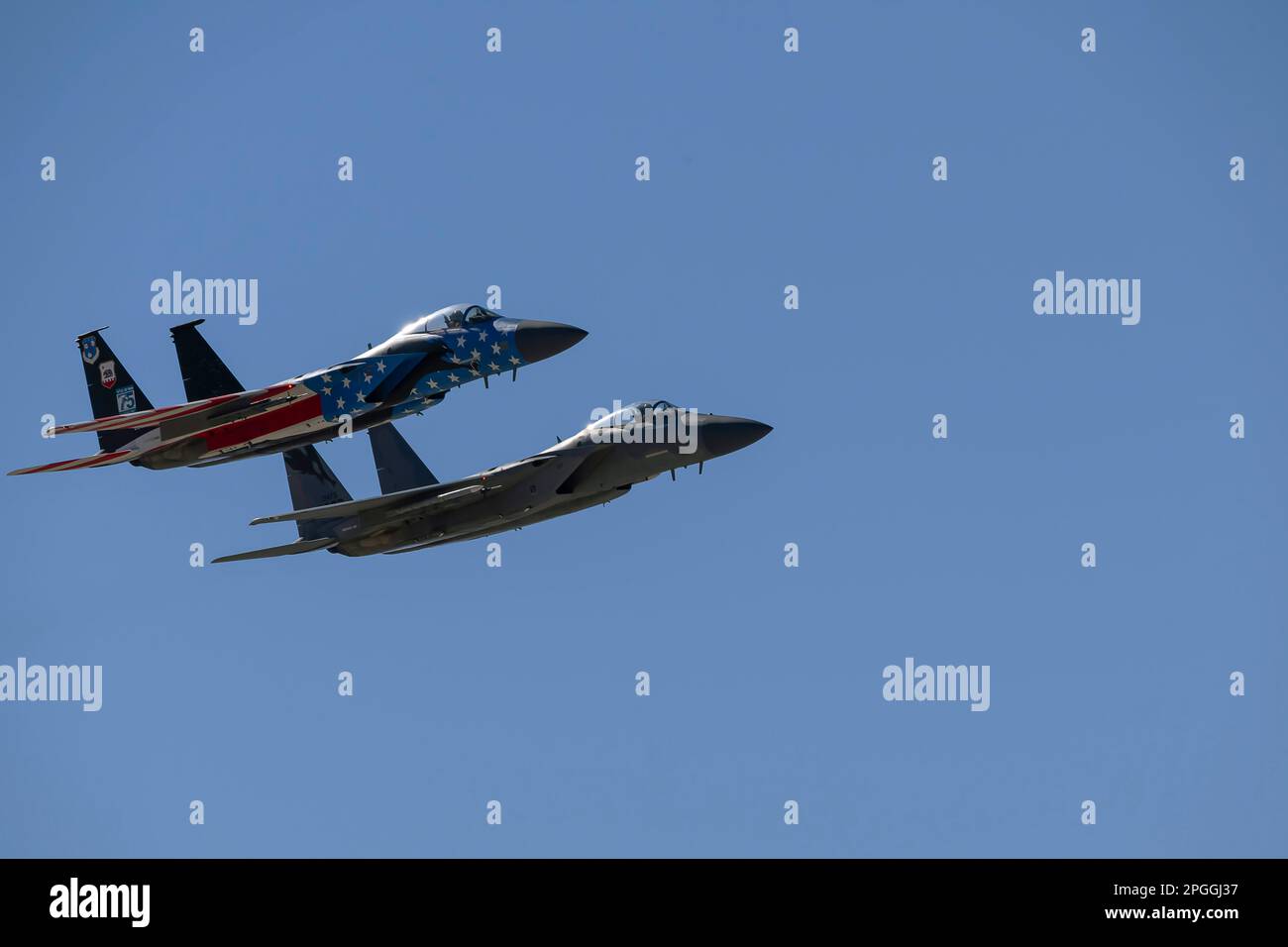 Lone Pine, CA - November 10, 2022: USAF F-15 Fighters Jet Flying Low ...
