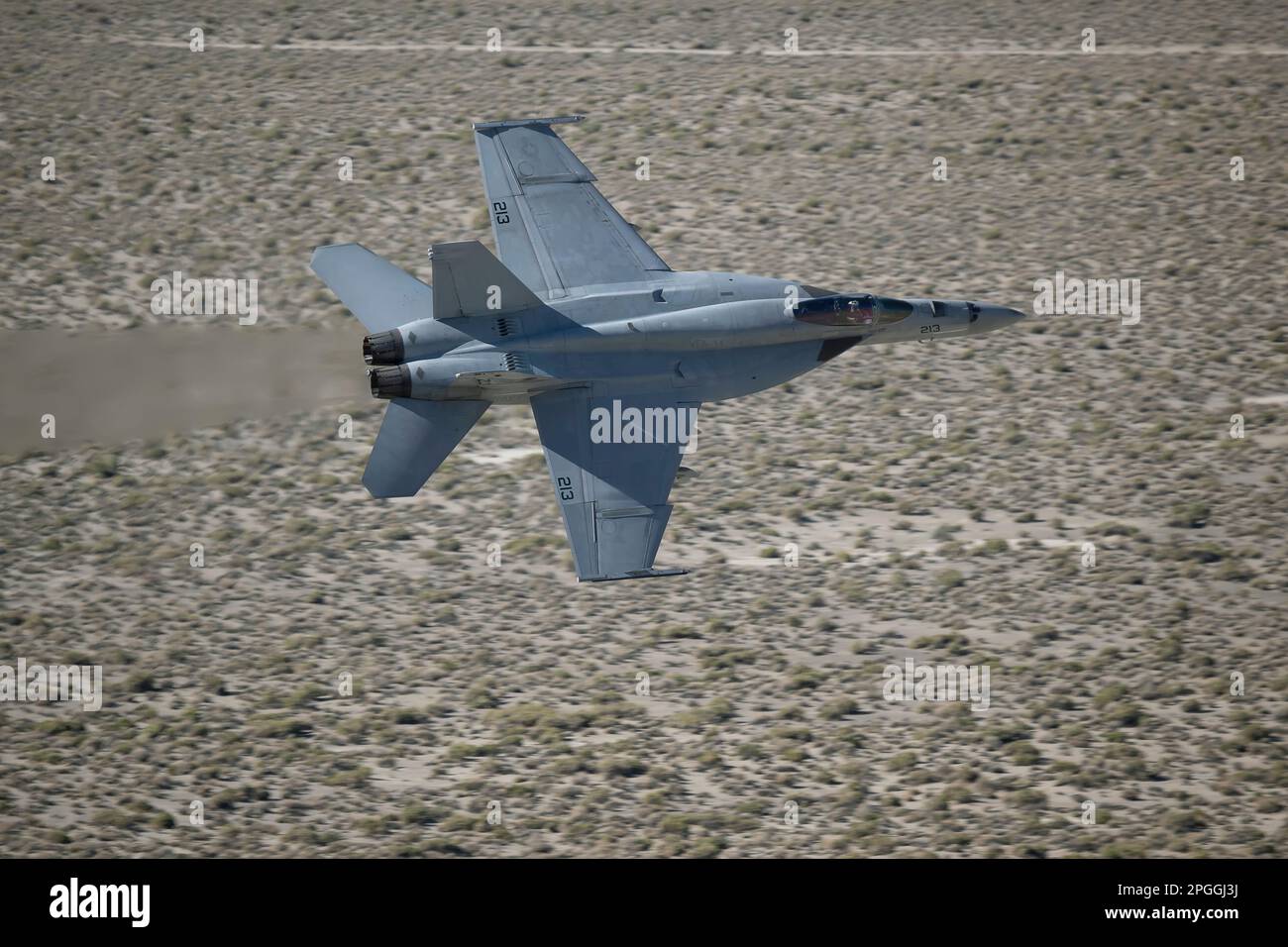 Lone Pine, CA - November 10, 2022: Navy F-18 Fighter Jet Flying Fast ...
