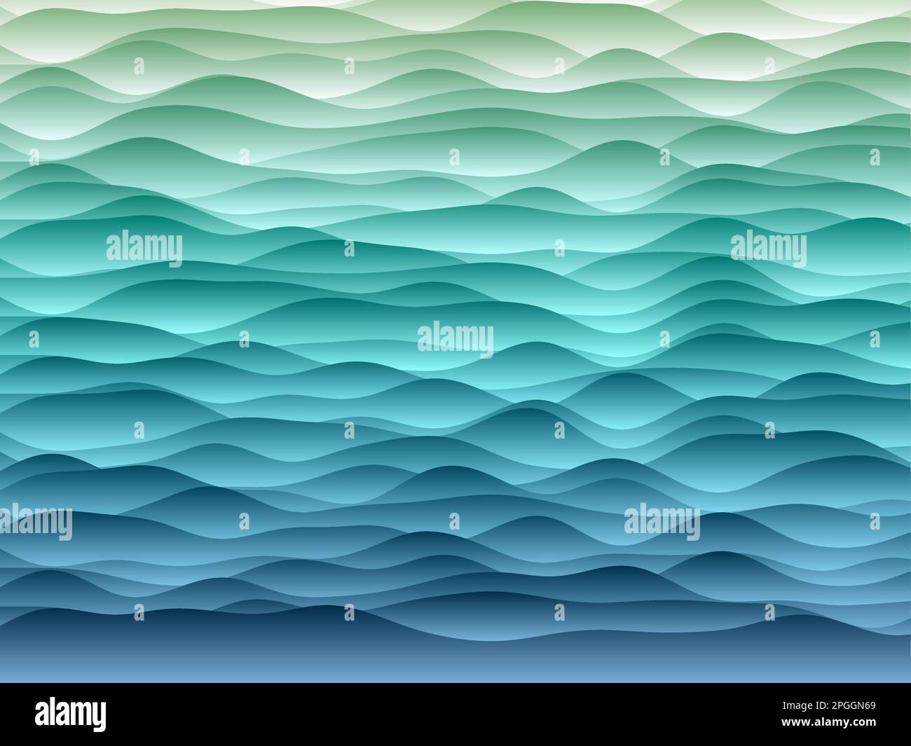 Abstract curves background. Smooth curves with gradients in yellow and blue colors. Authentic ...