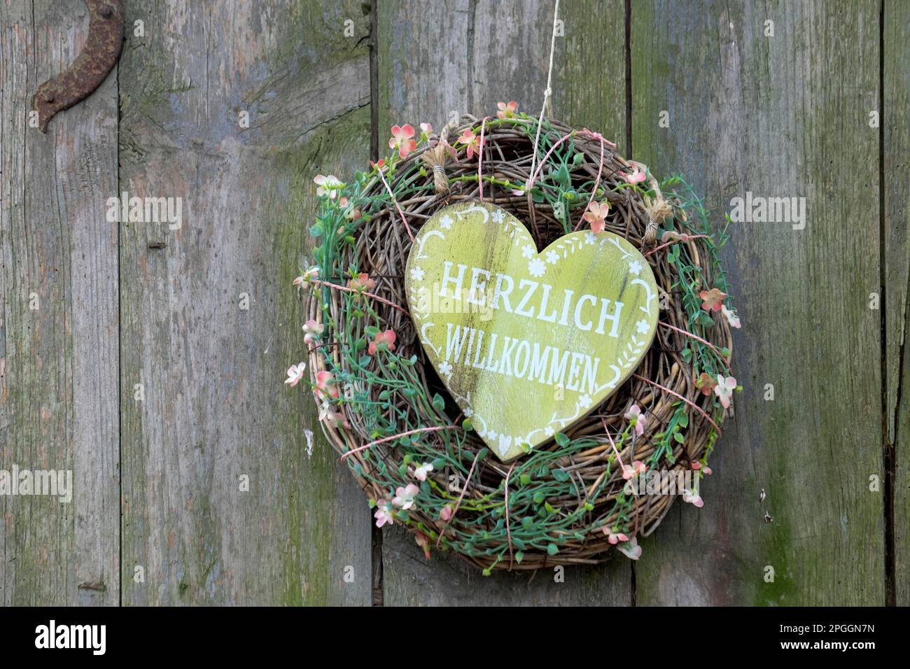 Heart shaped gate hi-res stock photography and images - Alamy