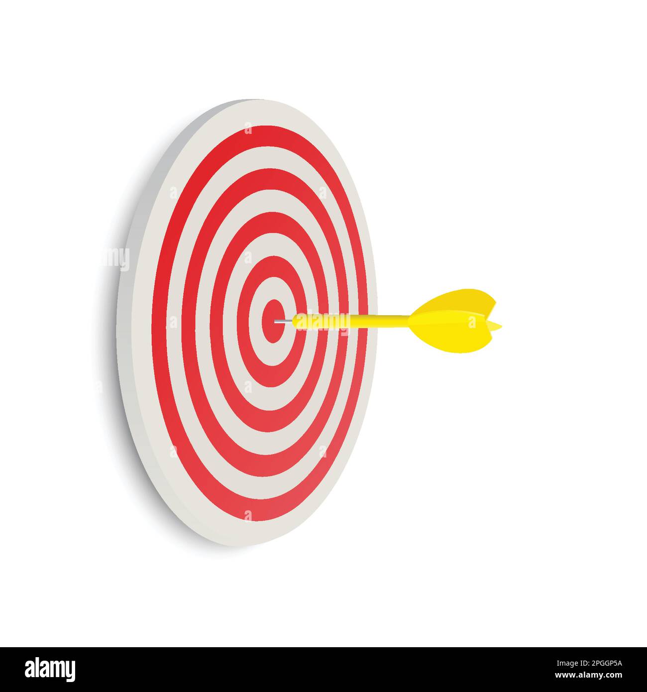 Darts target. Success Business Concept. Creative idea 3d illustration ...