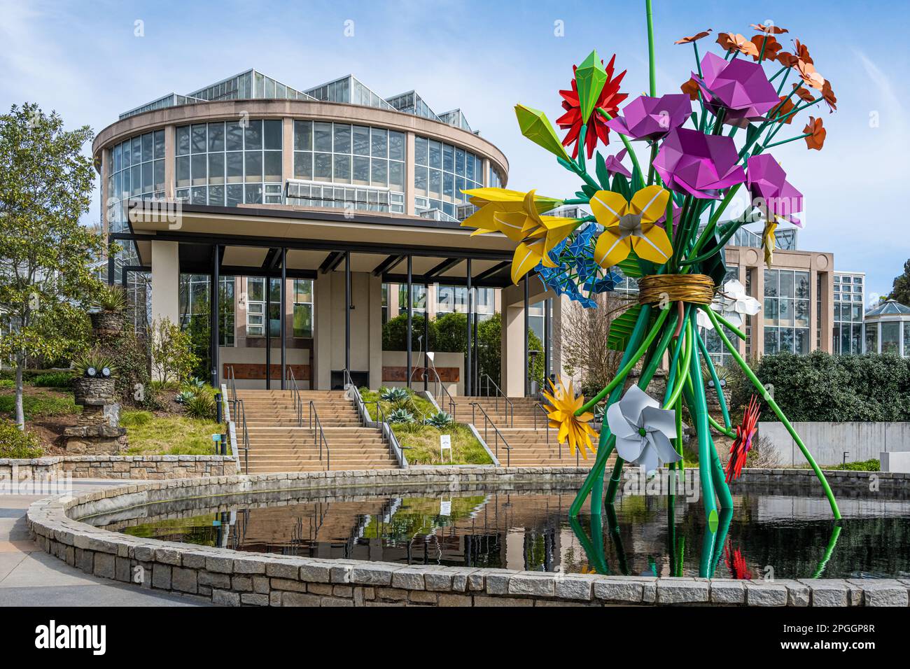 Metal origami bouquet sculpture, called Scents of Gratitude, by Kevin ...