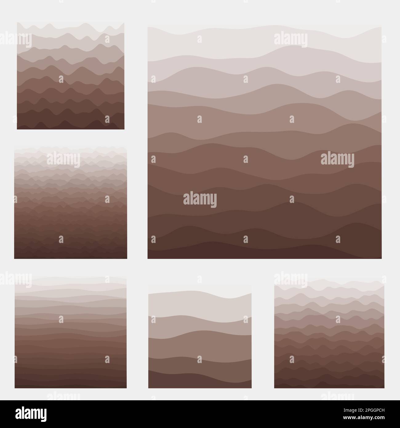 Brown wave abstract pattern background Stock Vector Images - Alamy