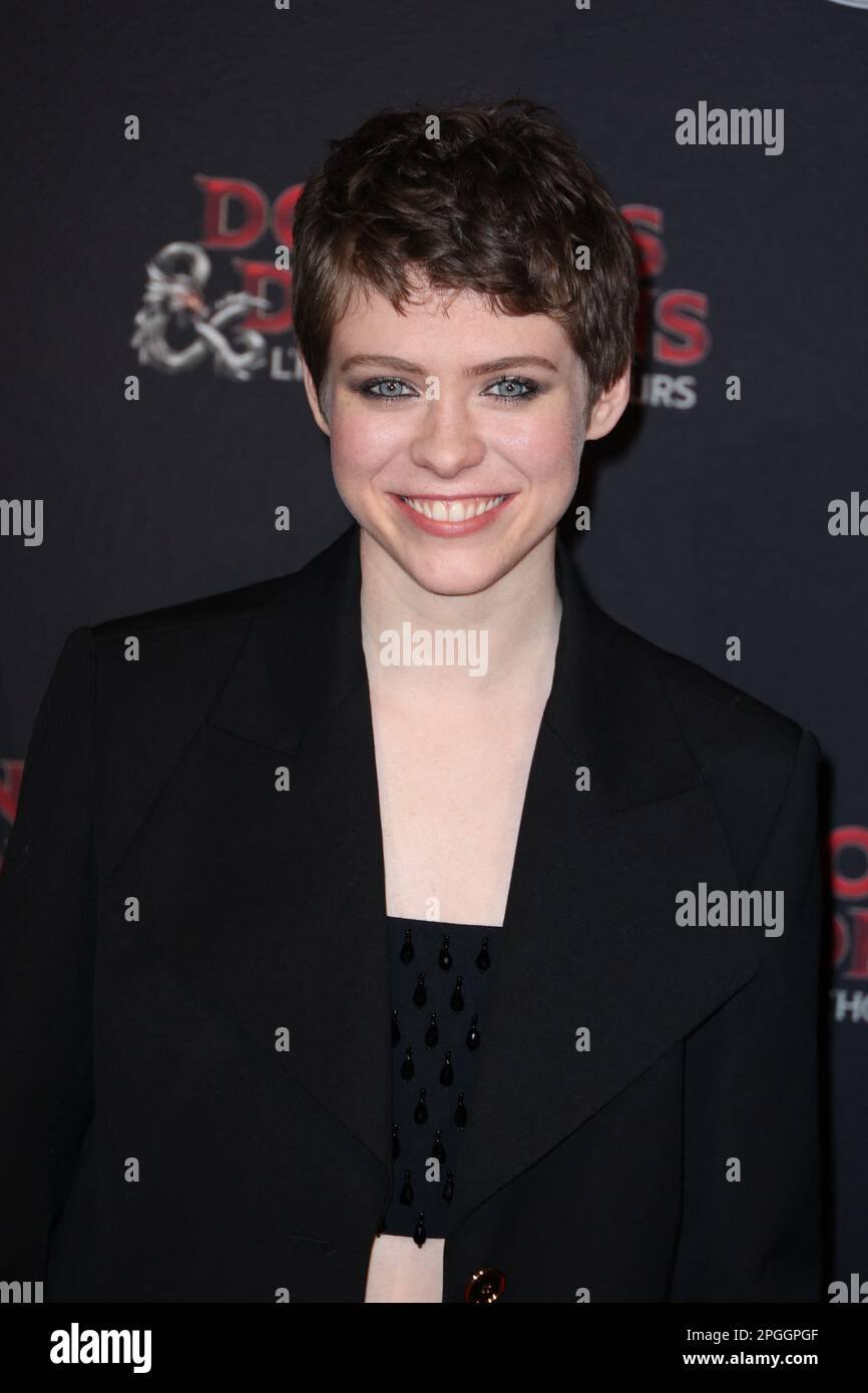 Paris, France. 22nd March, 2023. Sophia Lillis attends Dungeons & Dragons Premiere held at Grand ...