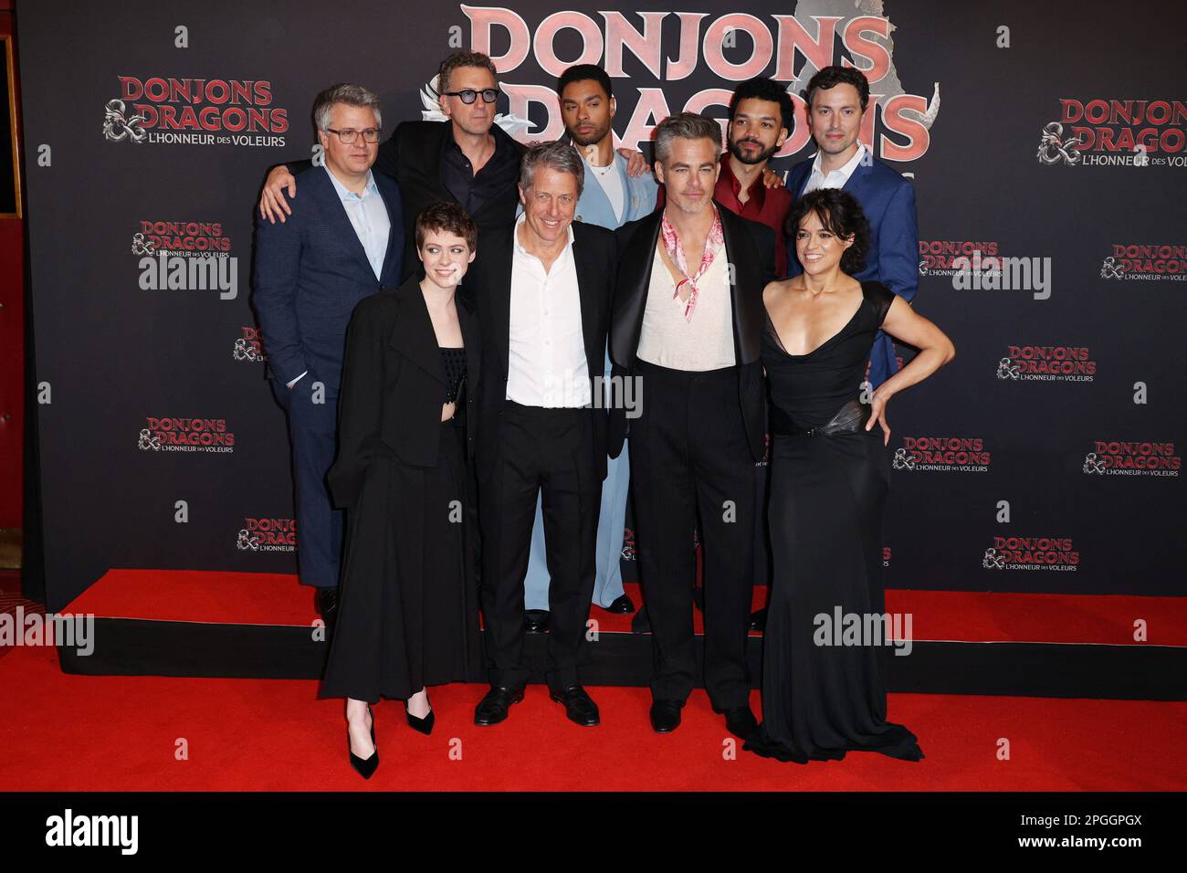 Paris, France. 22nd March, 2023. Jonathan Goldstein, John Francis Daley ...