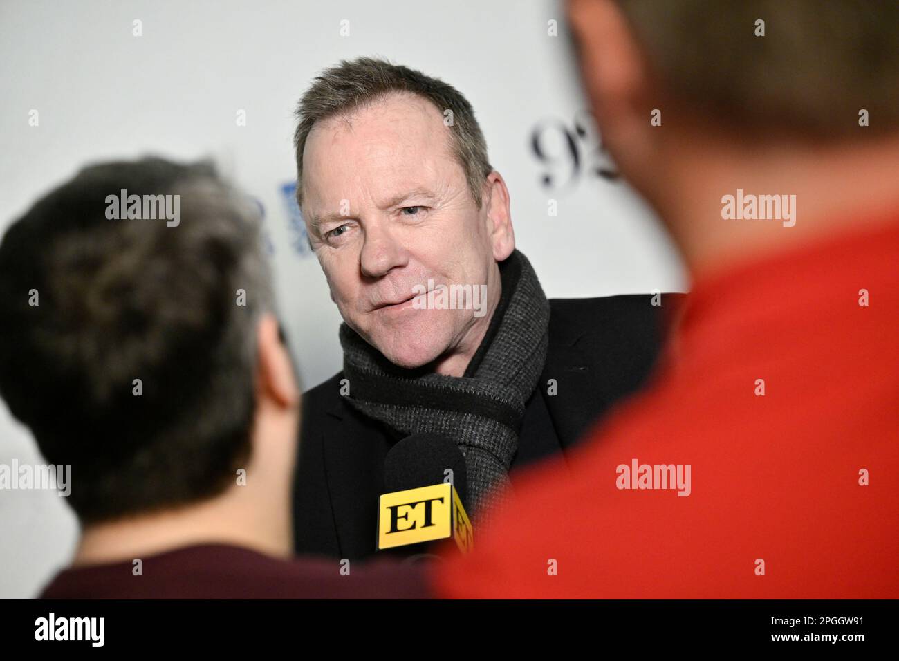 Kiefer Sutherland attends a Paramount+ television series "Rabbit Hole ...