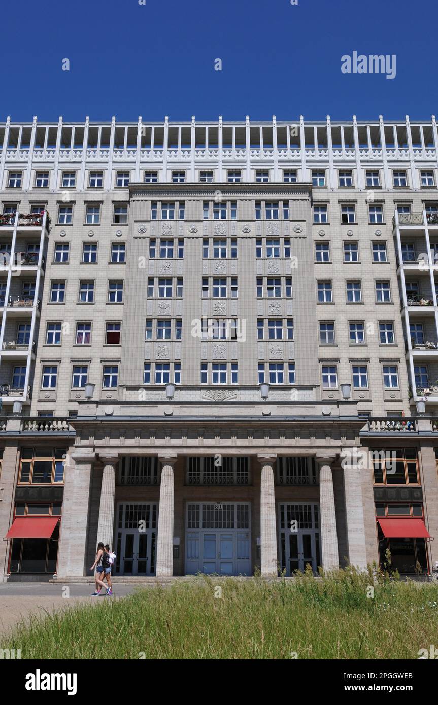 Architecture, Karl-Marx-Allee, Friedrichshain, Berlin, Germany Stock ...