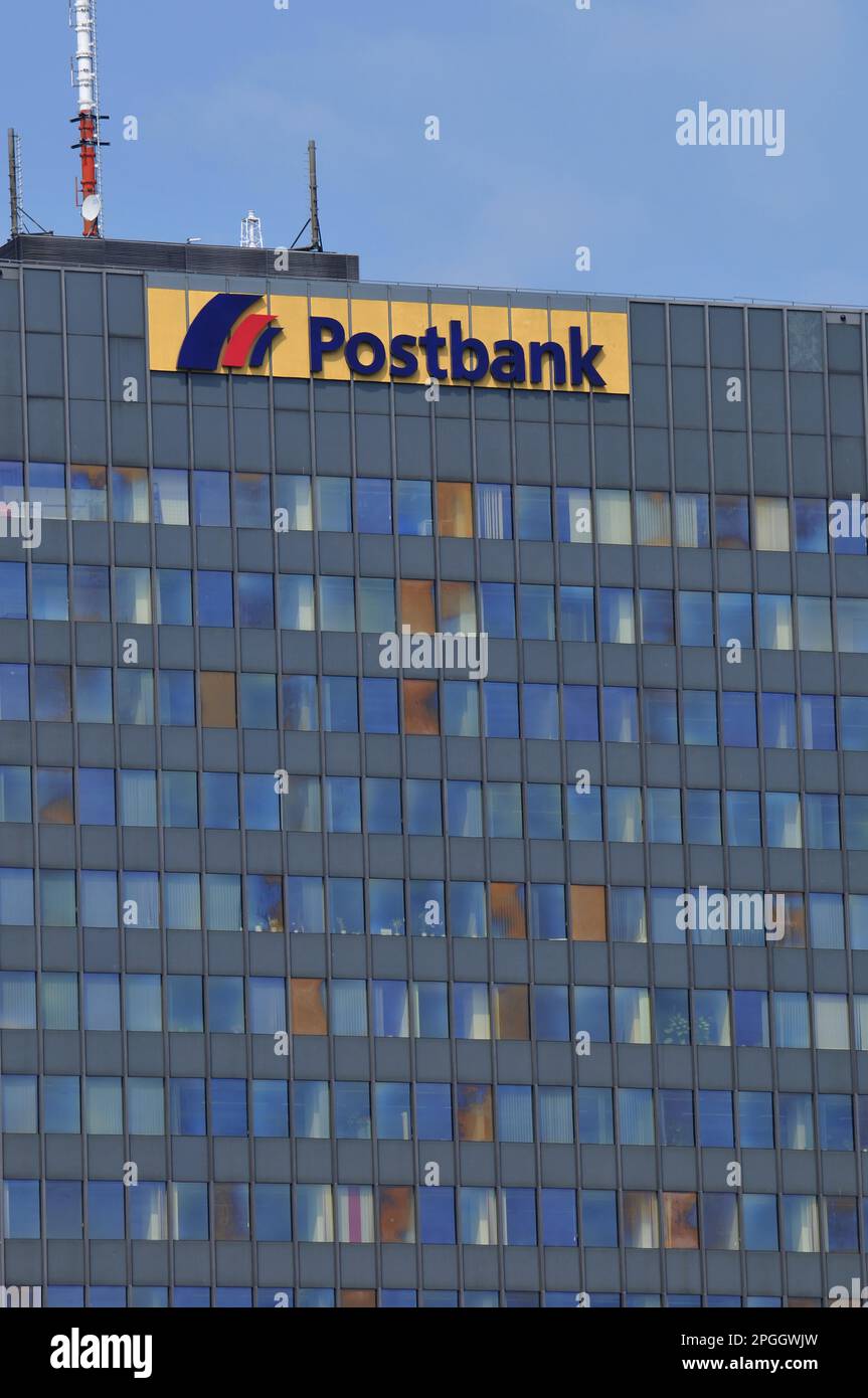Postbank high-rise, Hallesches Ufer, Kreuzberg, Berlin, Germany Stock ...