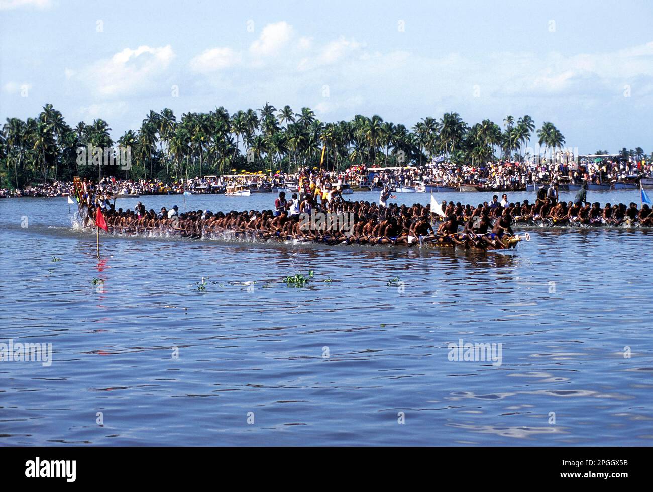 Colourful water Boat Race in Kerala, is conducted at Punnamada lake in ...
