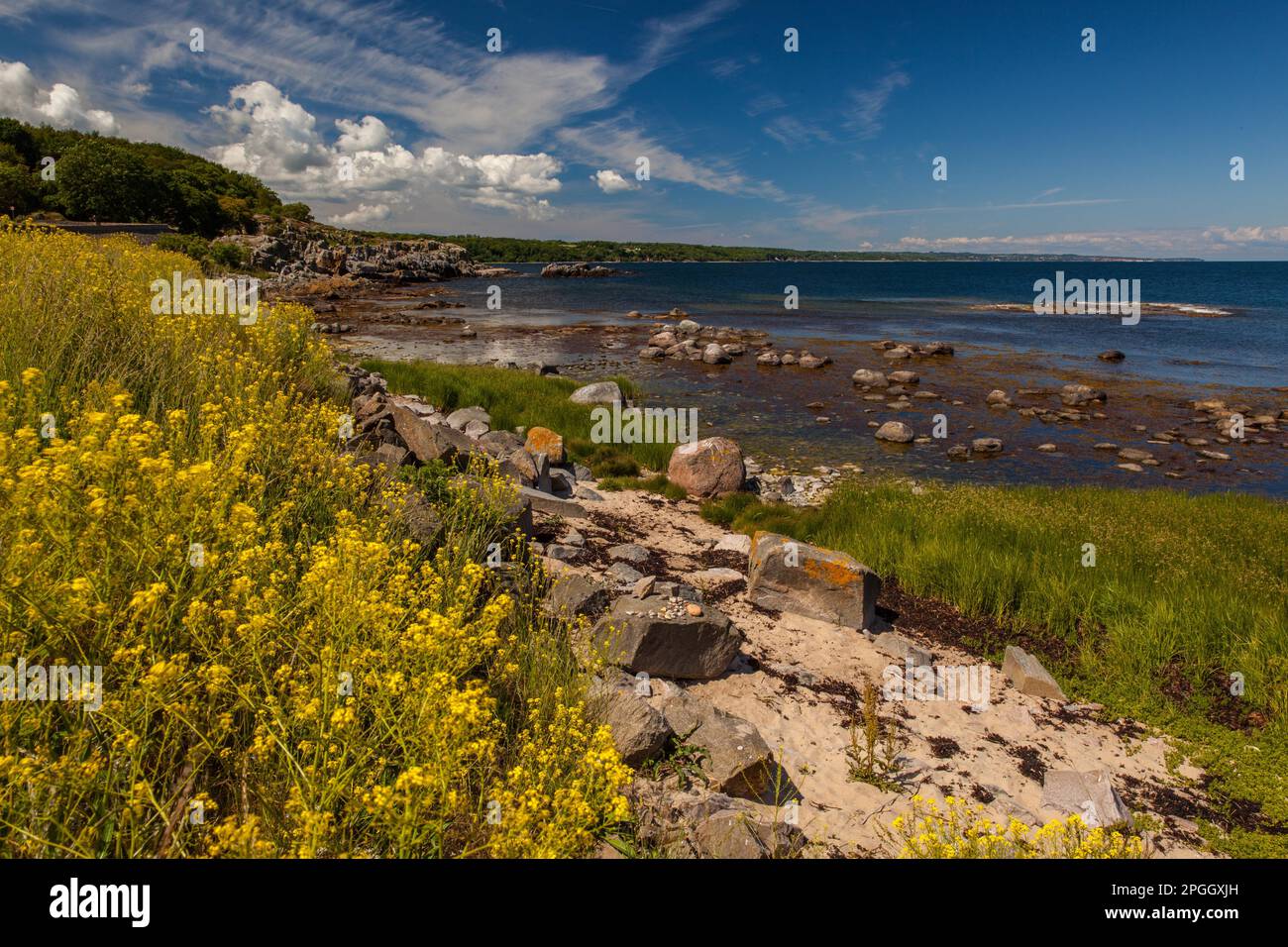 Gudhjem, Bornholm Island, Denmark Stock Photo - Alamy