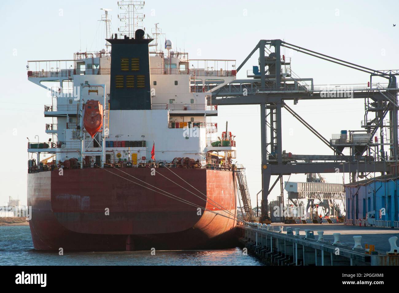 Bulk Carrier Ship - Port Adelaide - Australia Stock Photo - Alamy