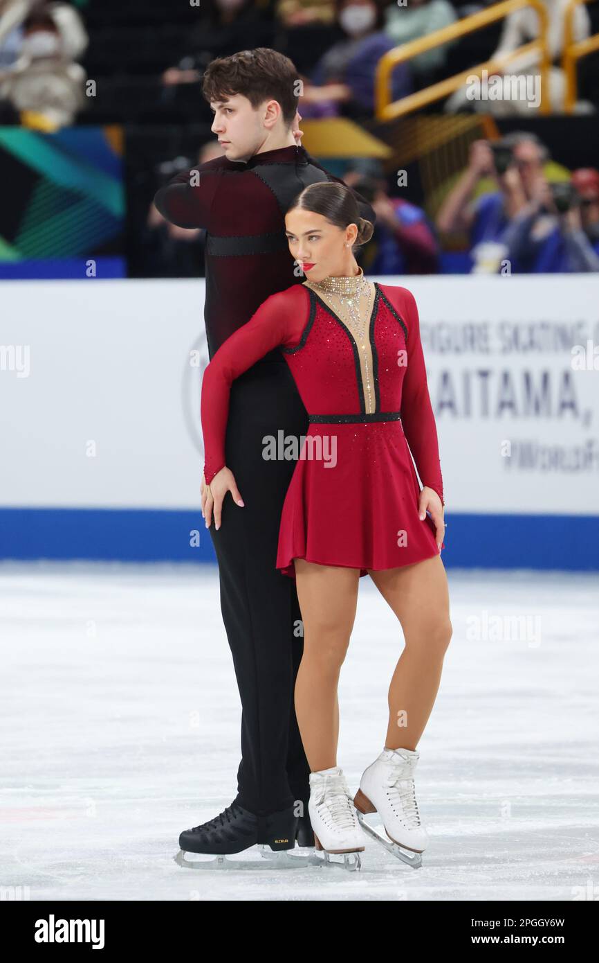 Saitama, Japan. 23rd Mar, 2023. Anastasia Vaipan-Law & Luke Digby (GBR ...