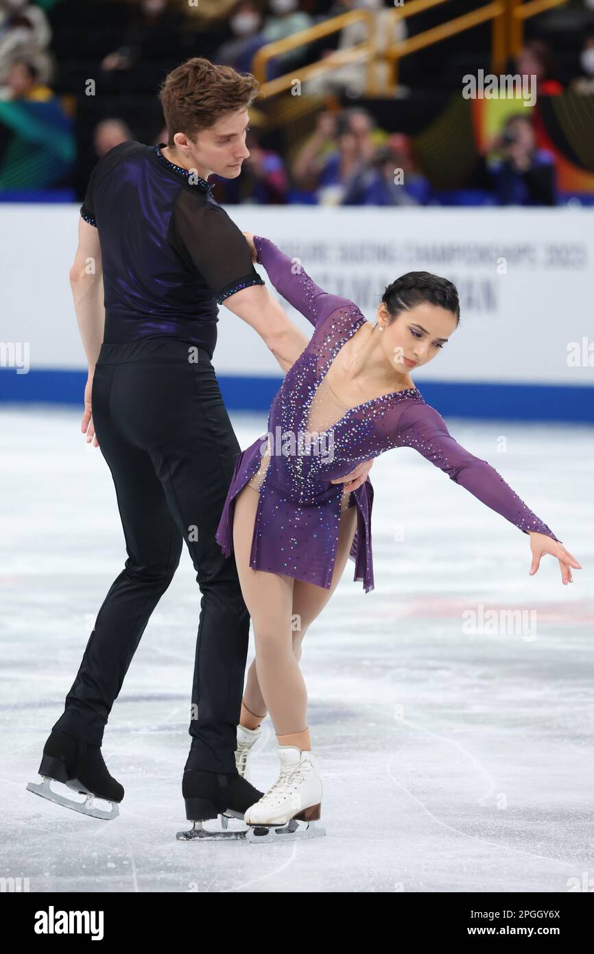 Saitama, Japan. 23rd Mar, 2023. Isabella Gamez & Aleksandr Korovin (PHI ...