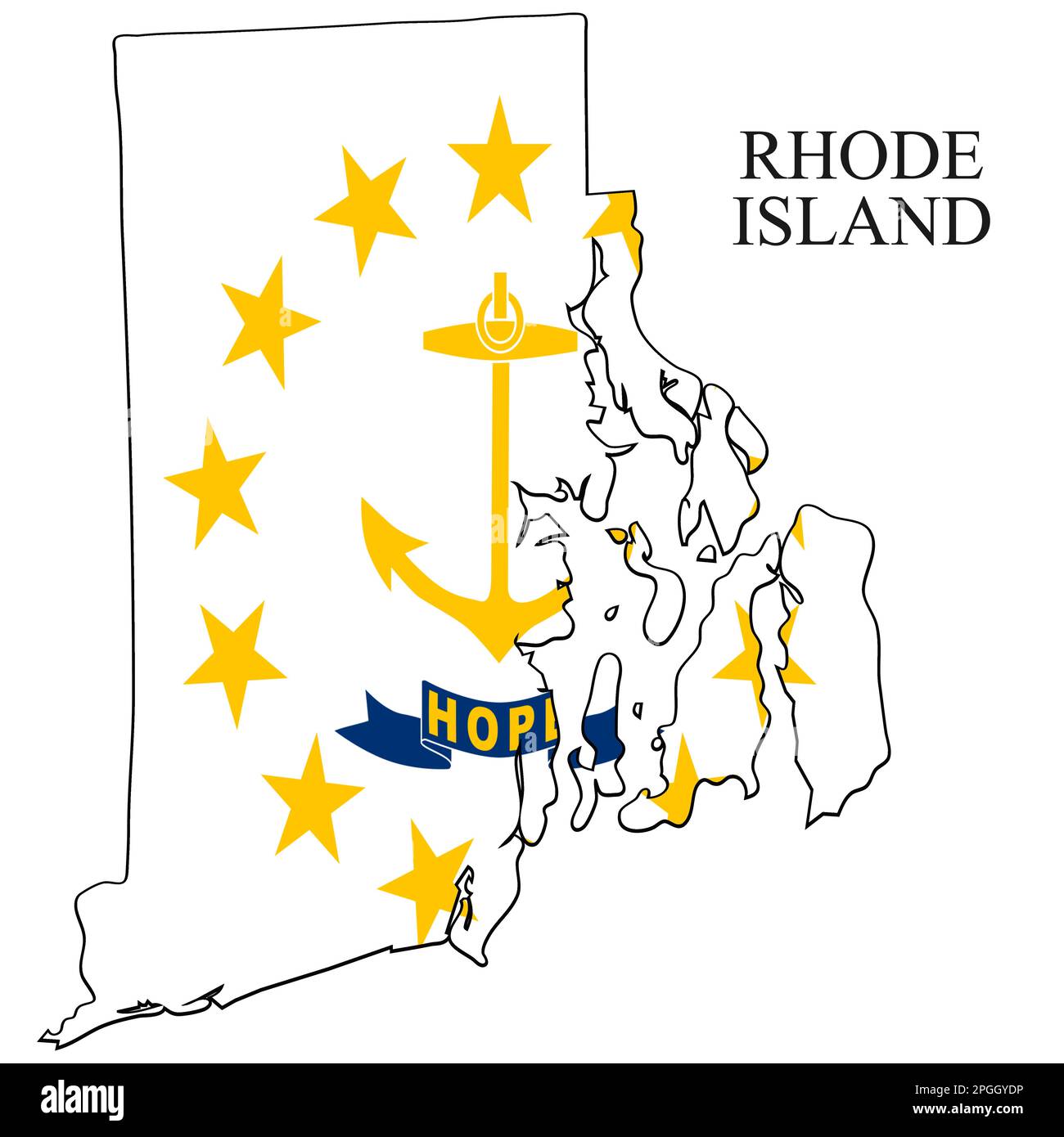 Rhode Island Map Clipart Images