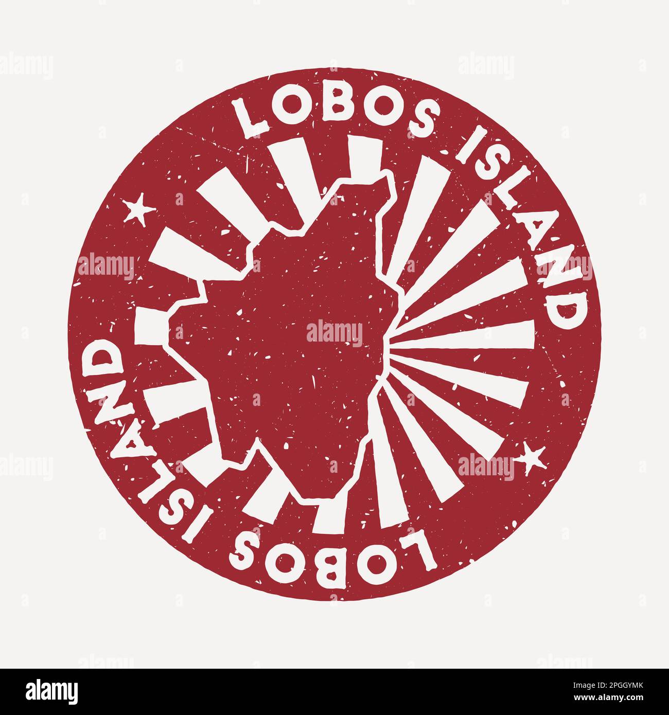 Lobos island stamp hi-res stock photography and images - Alamy