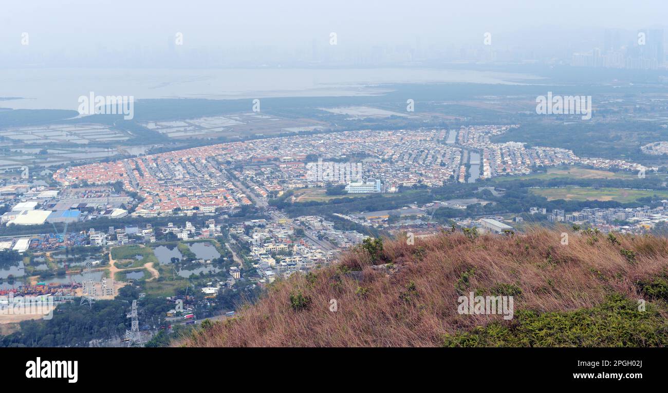A view of Fairview Park in northern Hong Kong Stock Photo - Alamy