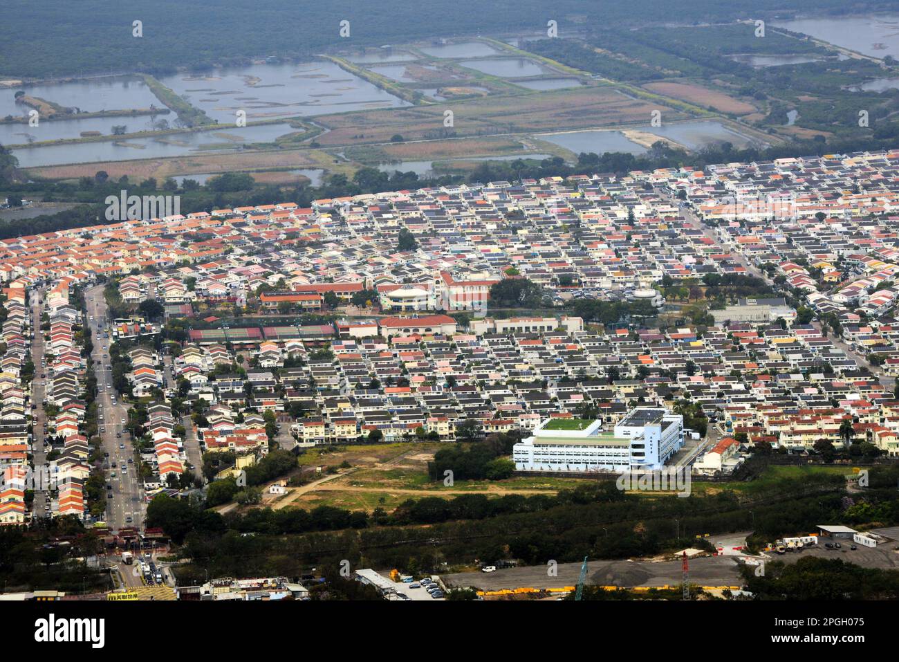 A view of Fairview Park in northern Hong Kong Stock Photo - Alamy