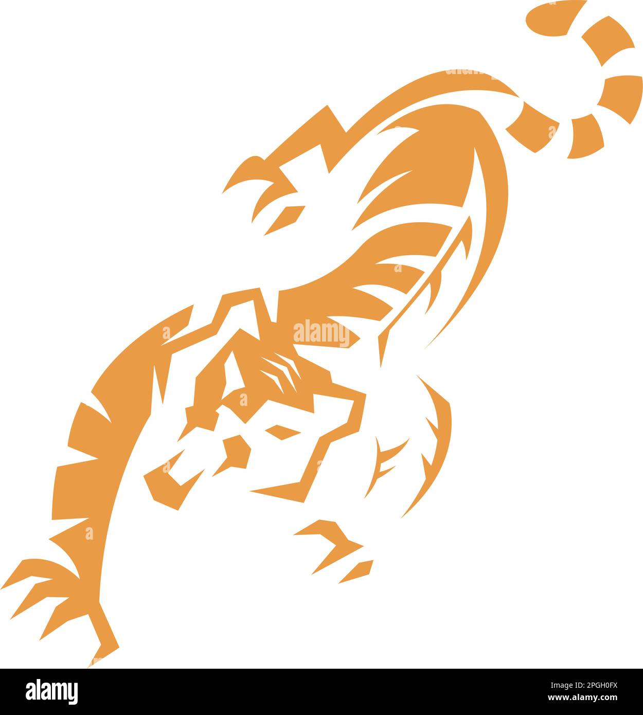 Tiger icon logo design illustration Stock Vector Image & Art - Alamy