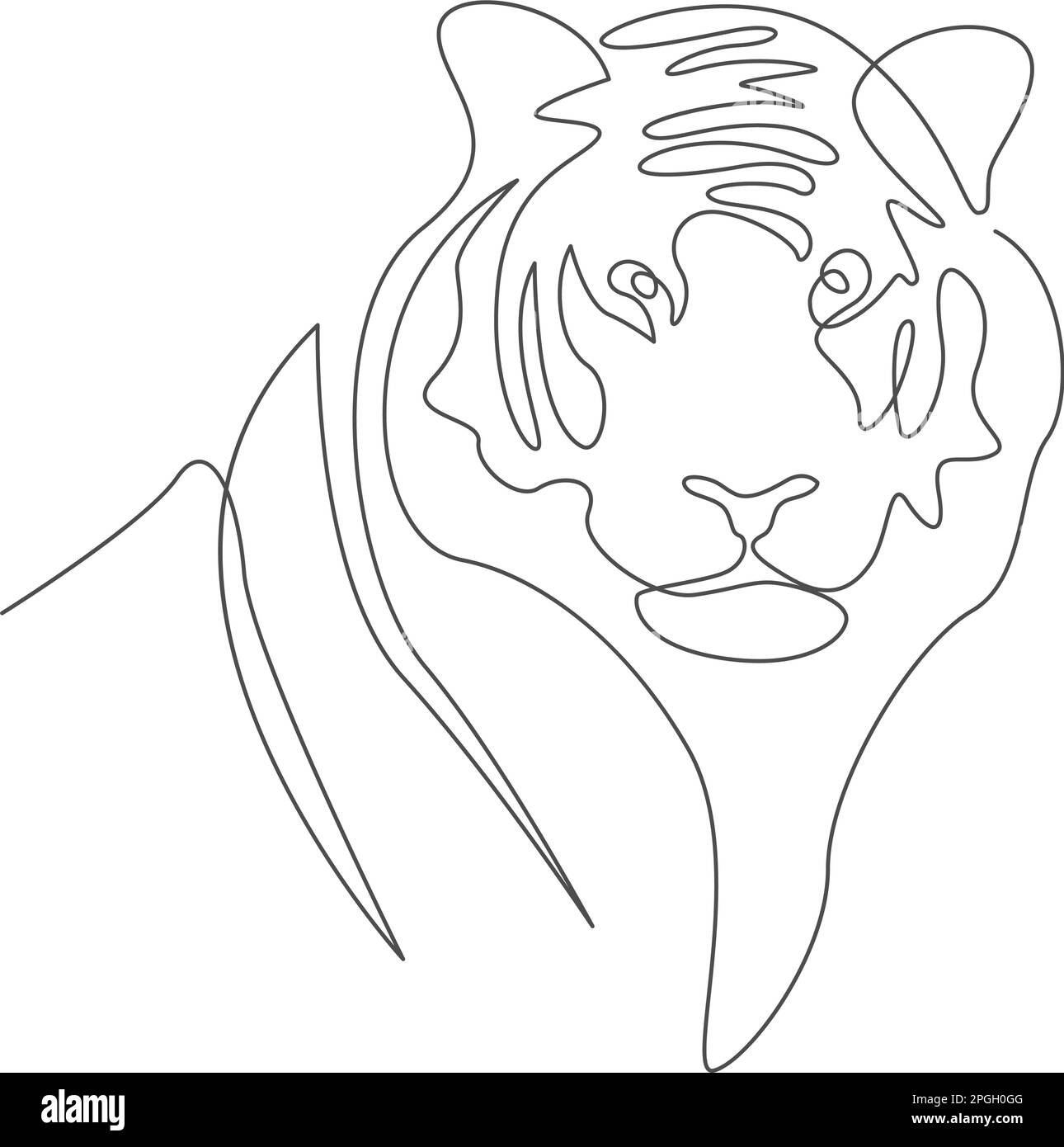 Tiger icon logo design illustration Stock Vector Image & Art - Alamy