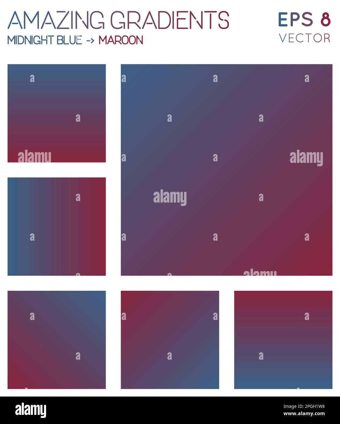 Colorful gradients in midnight blue and maroon color tones. Admirable ...