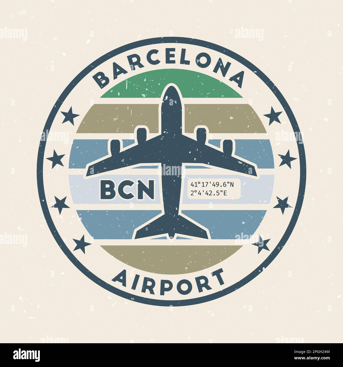 Barcelona airport Stock Vector Images - Alamy