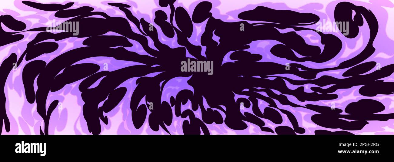 Abstract background with circle fire swirls. Comic effect of blast ...