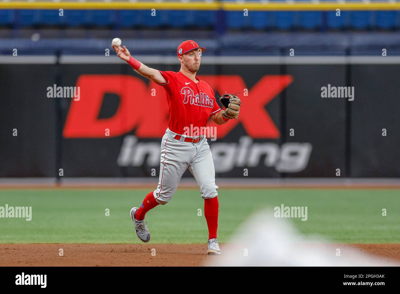 March 22, 2023; St. Petersburg, FL USA; Philadelphia Phillies third ...