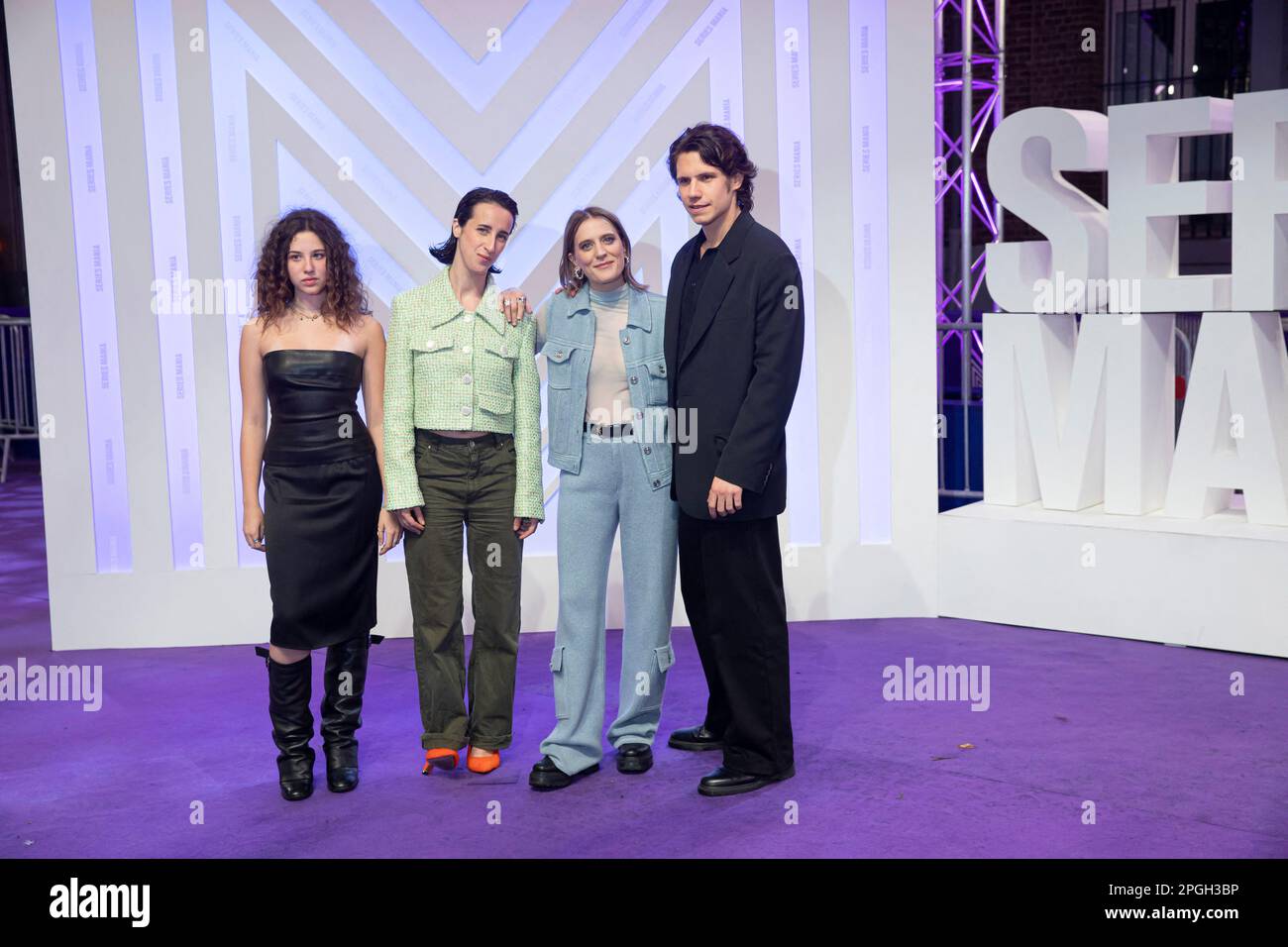 Lille, France. 22nd Mar, 2023. Cast of Jeune & Golri : Saul Benchetrit ...