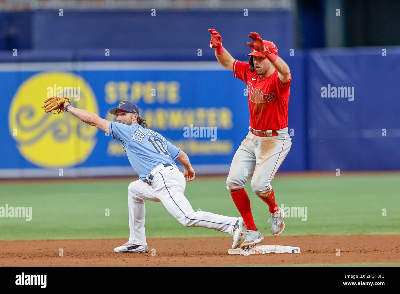March 22, 2023; St. Petersburg, FL USA; Philadelphia Phillies infielder ...