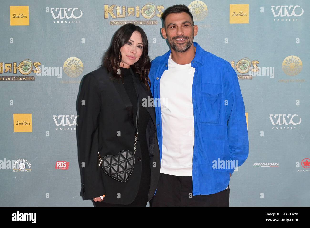 Rome, Italy. 22nd Mar, 2023. Irene Capuano (L) and Francesco Arca (R ...